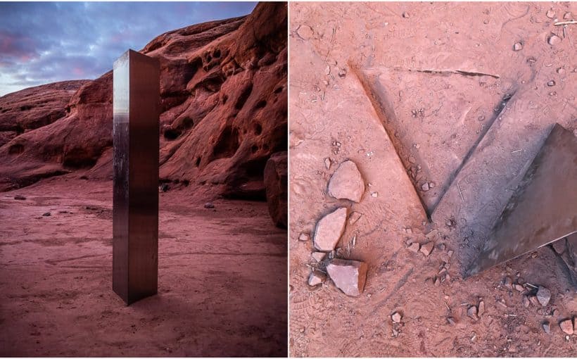 Mystery metal monolith vanishes from Utah desert | Leaders