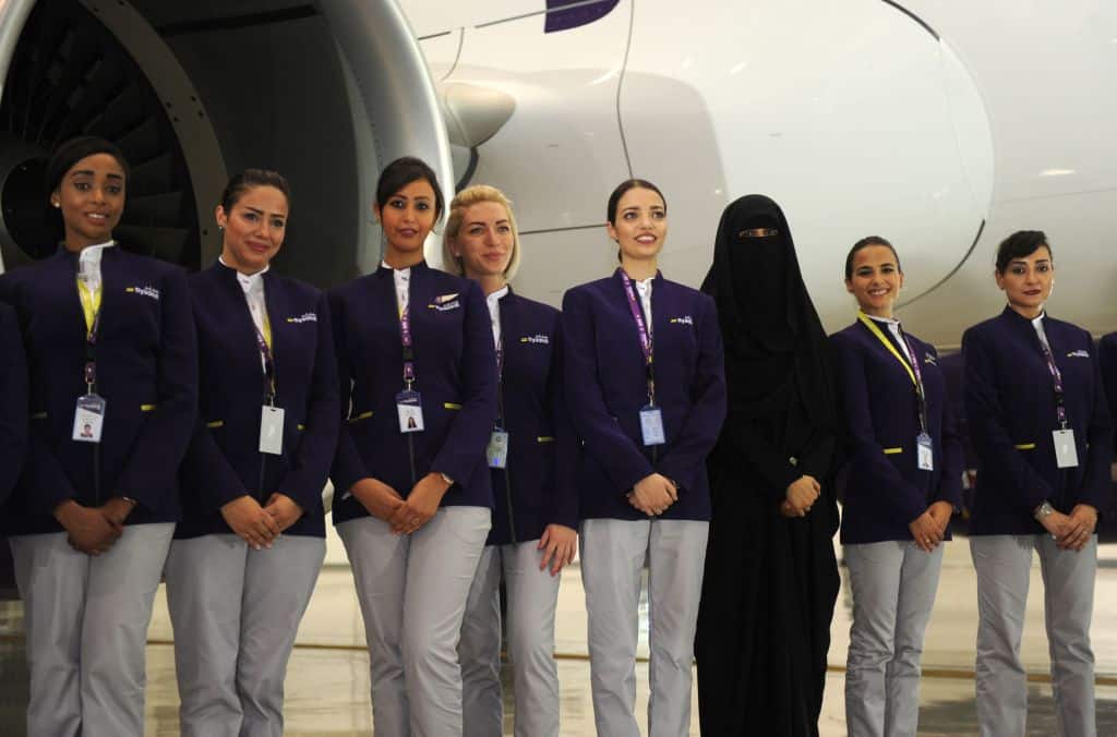 Saudi Arabia launches the first domestic flight with an all-female ...