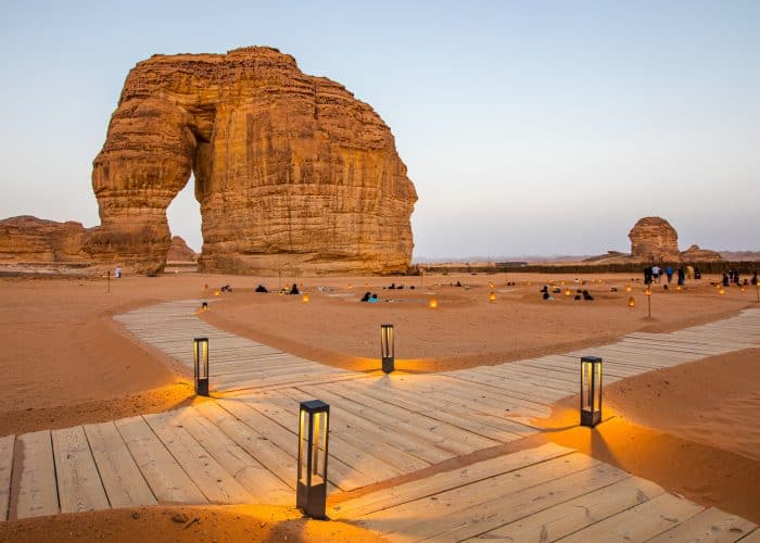 Mount Athleb & Al-Ula city ... As if you were "Outside the Earth" | Leaders