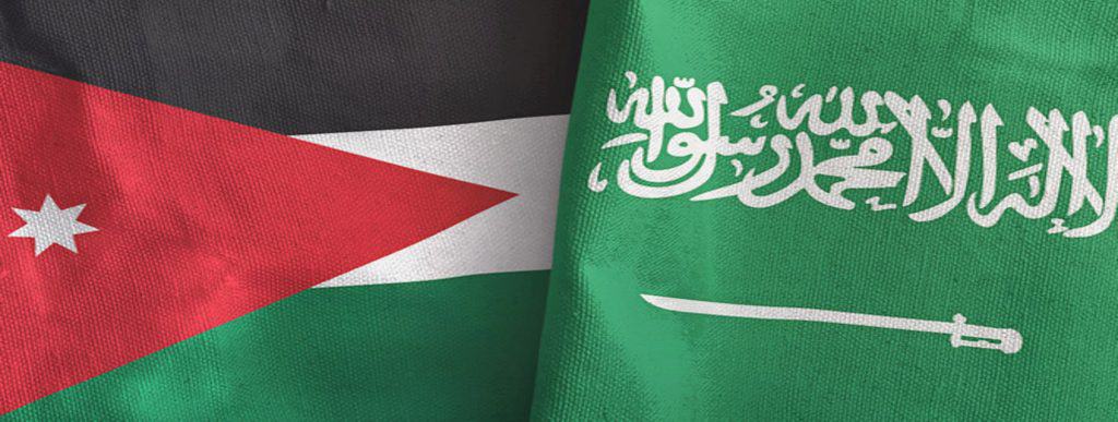 Saudi,Arabia,And,Jordan,Two,Folded,Flags,Together,3d,Rendering | Leaders
