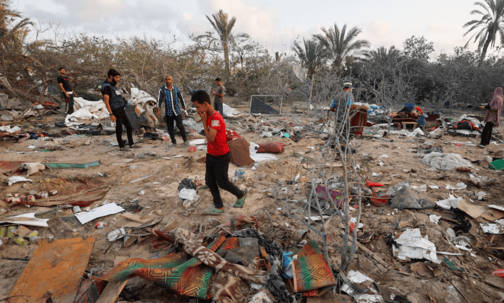Al-Mawasi Strikes: Israeli Attack Kills Dozens in Gaza Humanitarian ...
