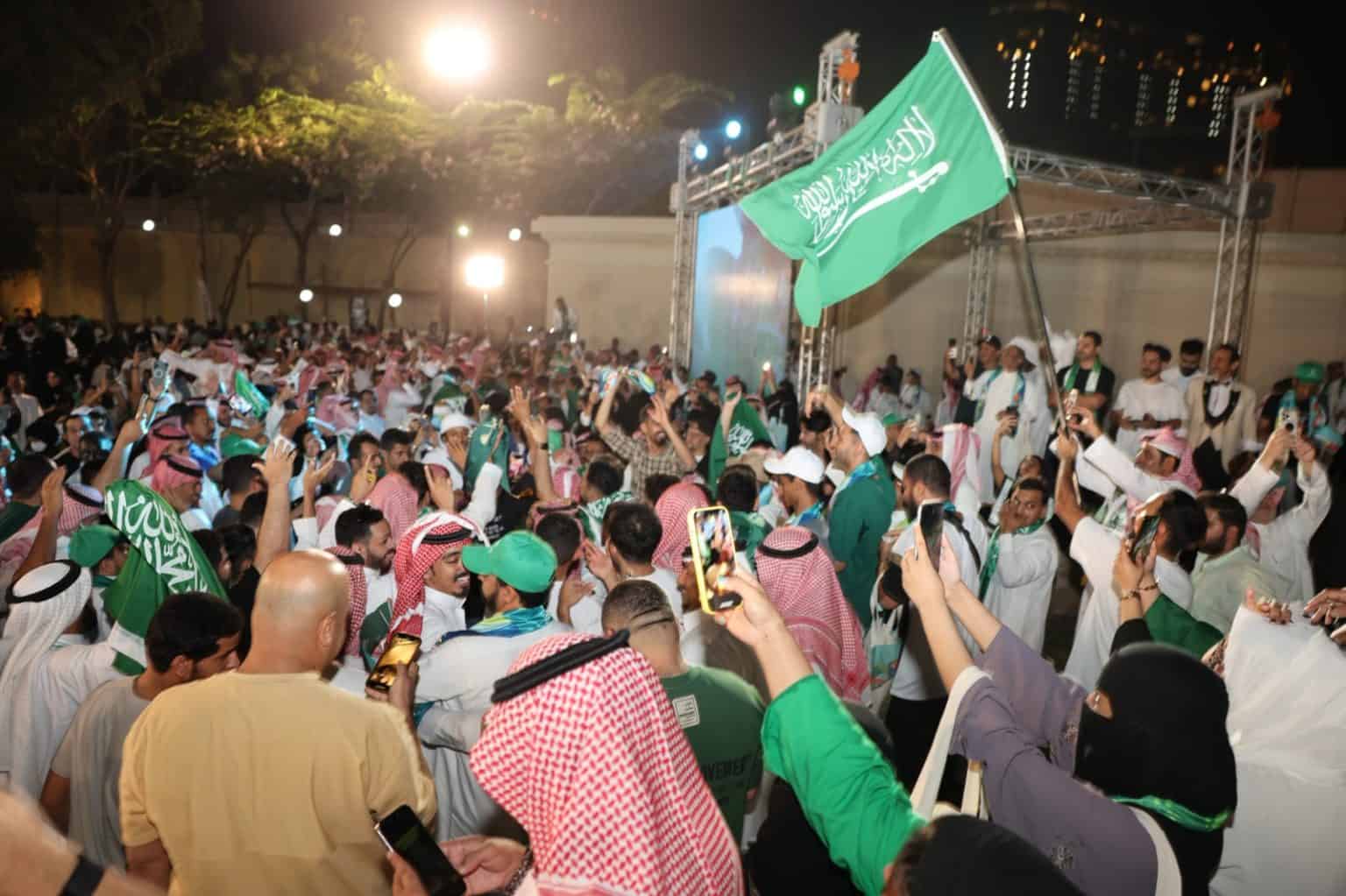 RELIVE: Saudi Arabia Glows Green as 94th National Day Celebrations ...