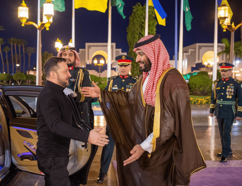 Saudi Crown Prince, Ukrainian President Hold Official Talks in Jeddah ...