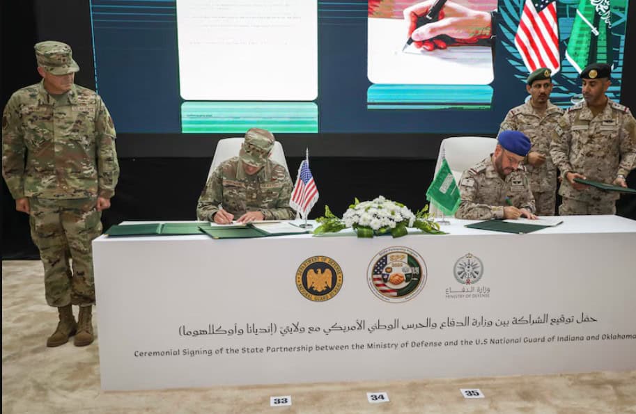 Saudi Arabia, US Foster Military Ties by Signing State Partnership ...